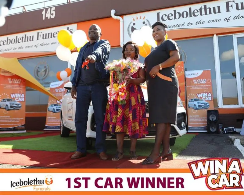 1st Car Winner Handover – Icebolethu Group