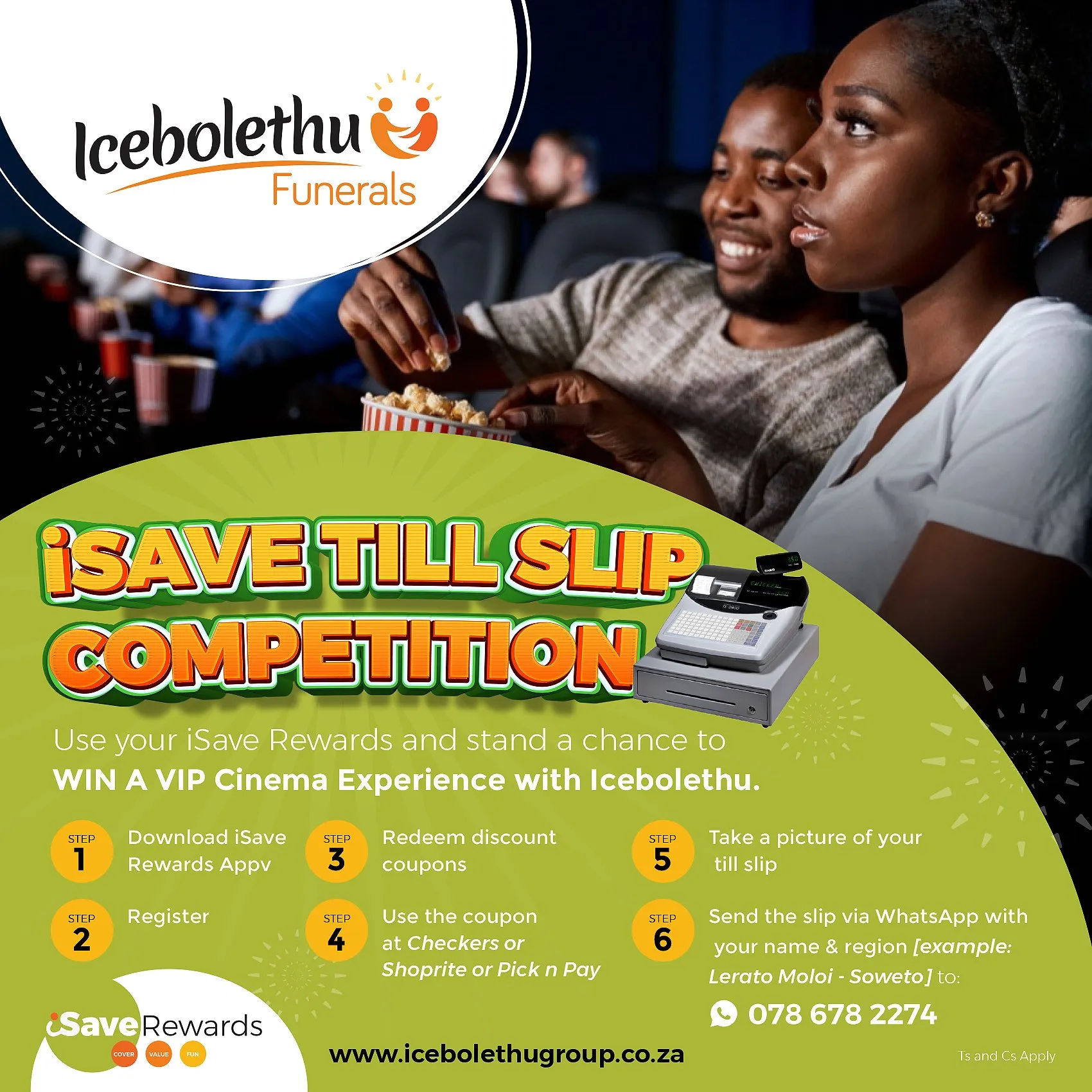 Ts & Cs: iSave Till Slip Competition – Icebolethu Group