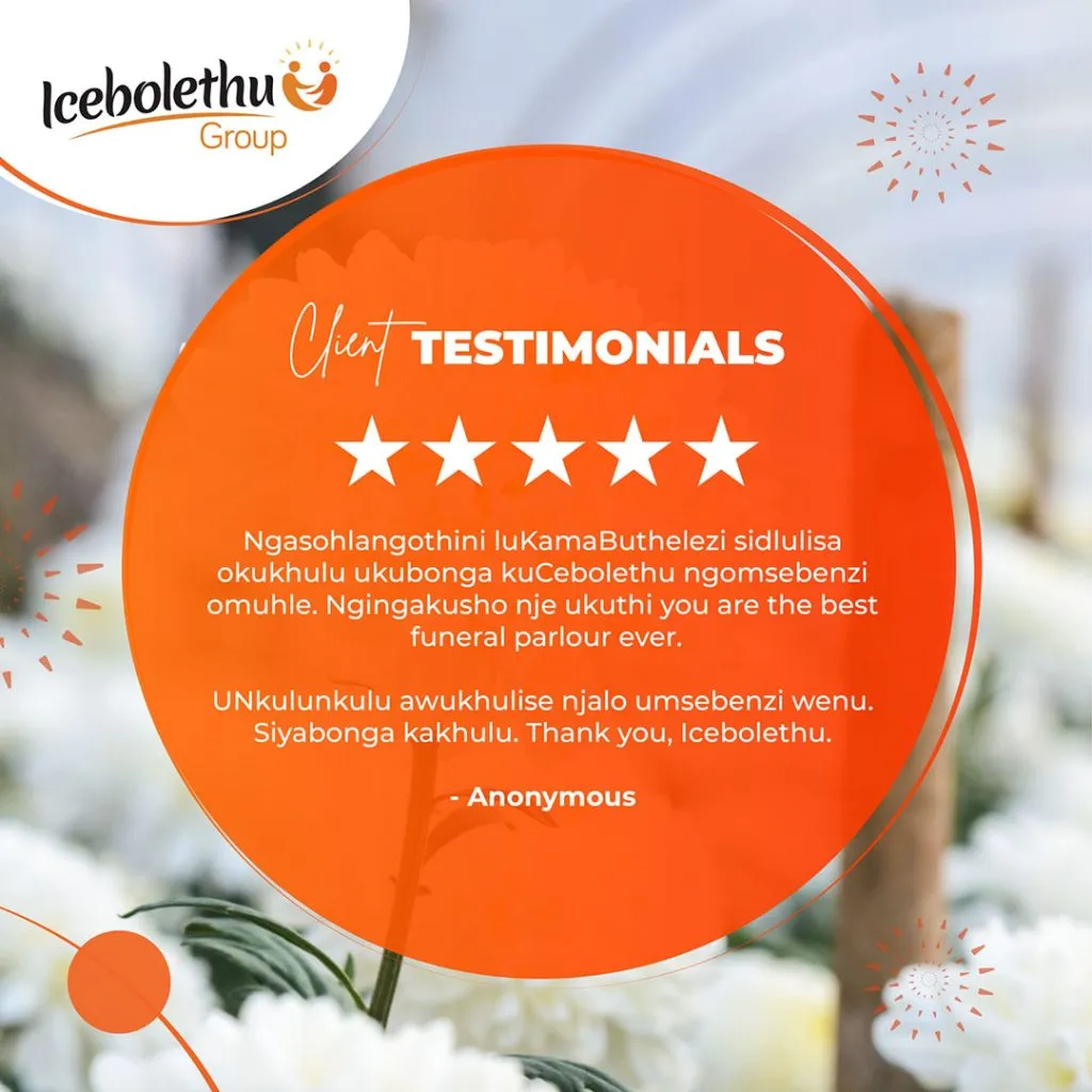 Icebolethu Funerals – SA's Trusted Funeral Cover from only R95pm.