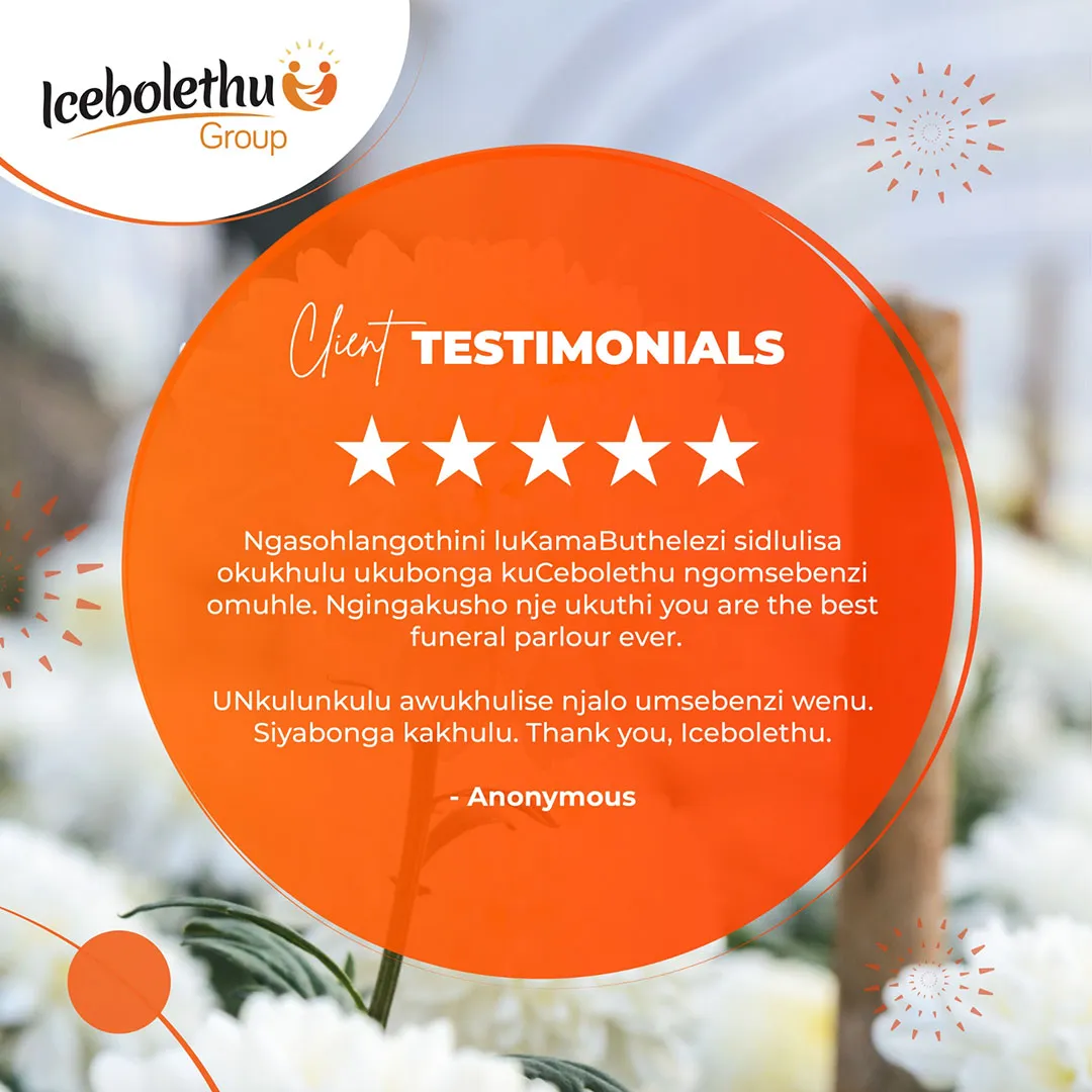 Icebolethu Funerals – SA's Trusted Funeral Cover from only R95pm.