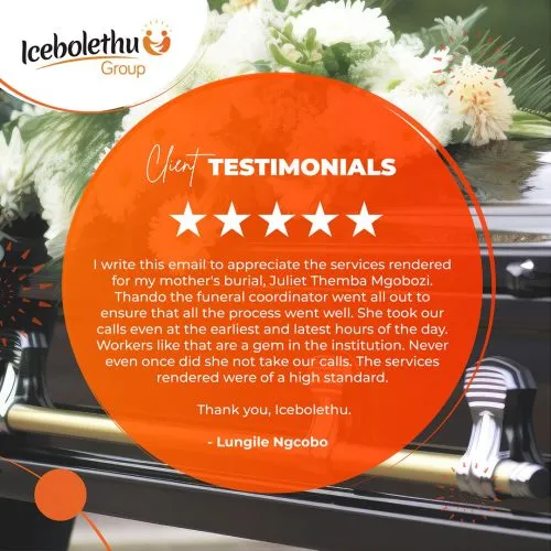 Icebolethu Funerals – SA's Trusted Funeral Cover from only R95pm.